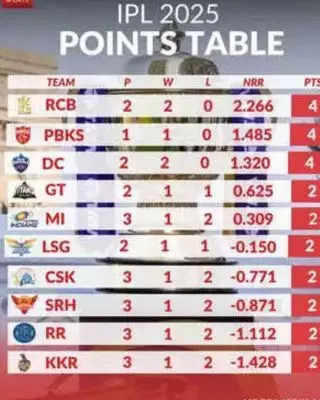 IPL 2025 Points Table: Latest Rankings After Lucknow Super Giants vs ...