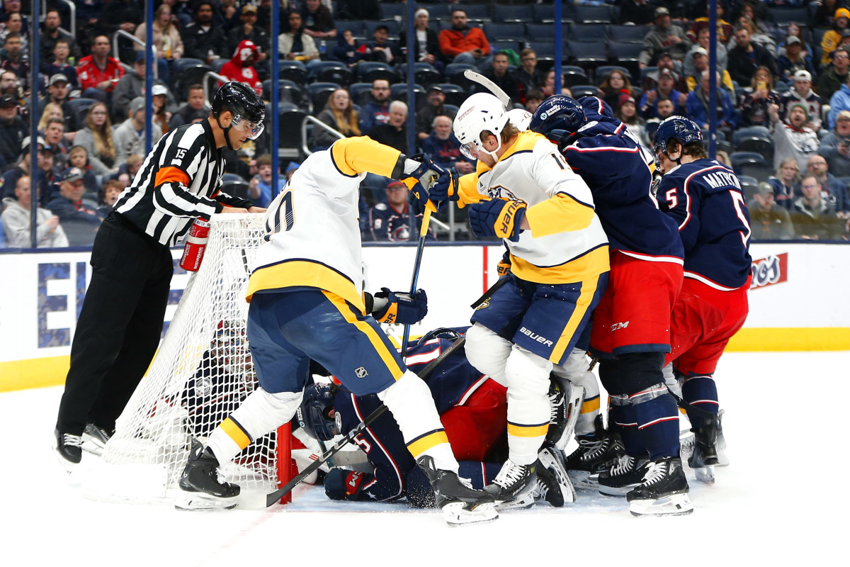 NHL Issues Scoring Change After Predators-Blue Jackets Game