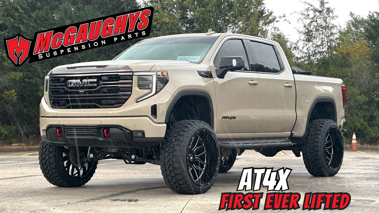 The World's First GMC AT4X With a McGaughys Lift Kit