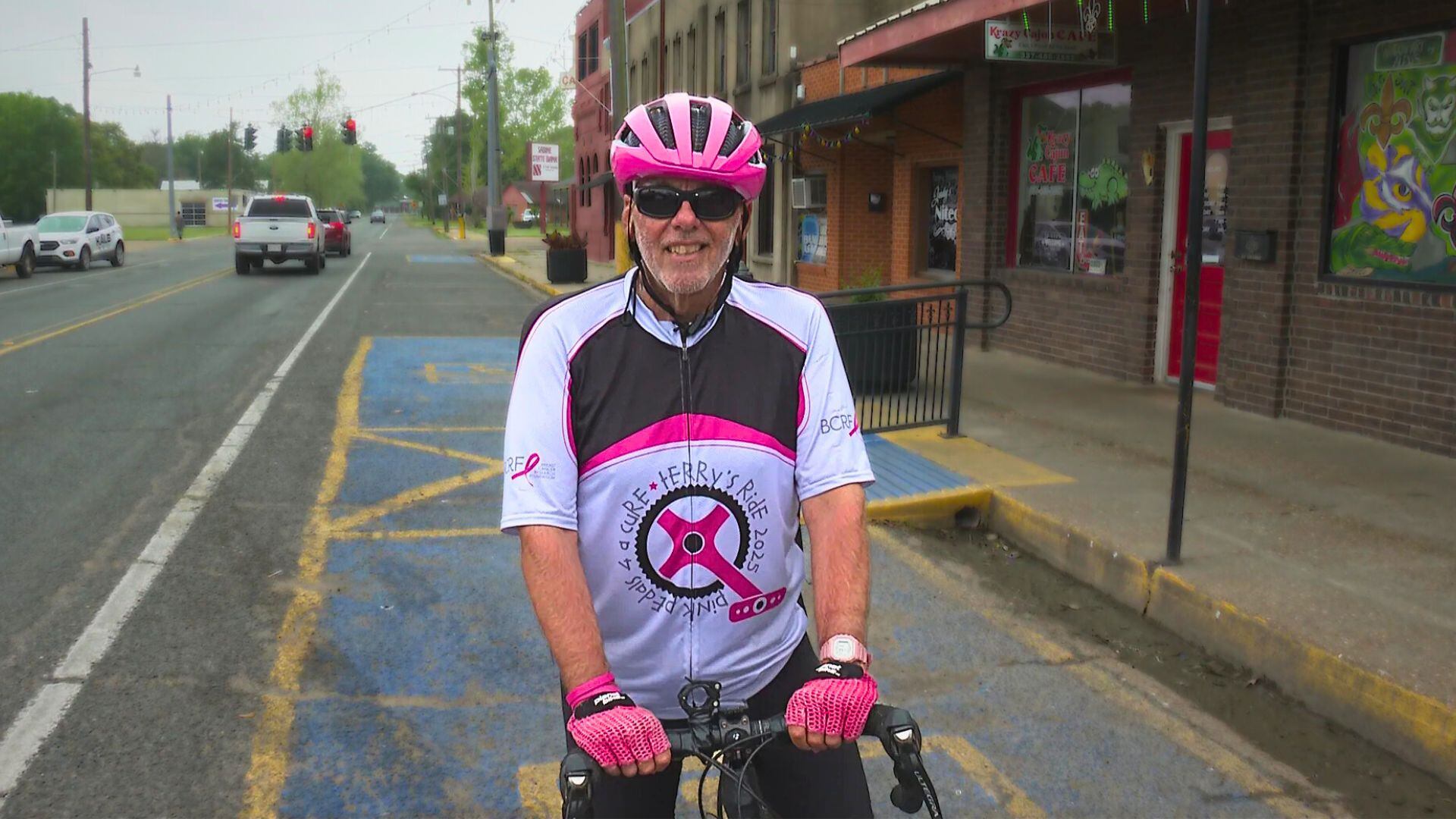 Cyclist rides 4,000 miles to support breast cancer research