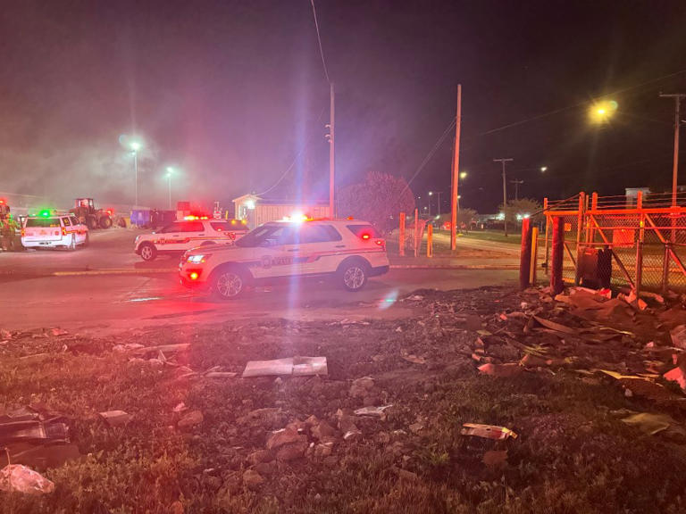 Heavy smoke pours from Richmond packaging company