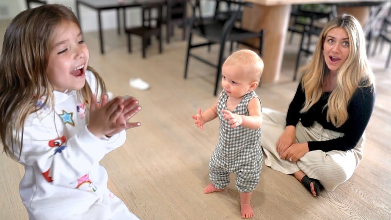 Baby's First Steps: Walking Milestone