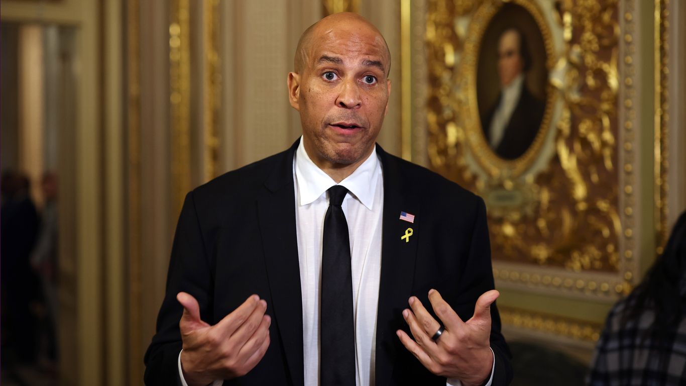 Booker says surpassing segregationist Thurmond's Senate speech record ...