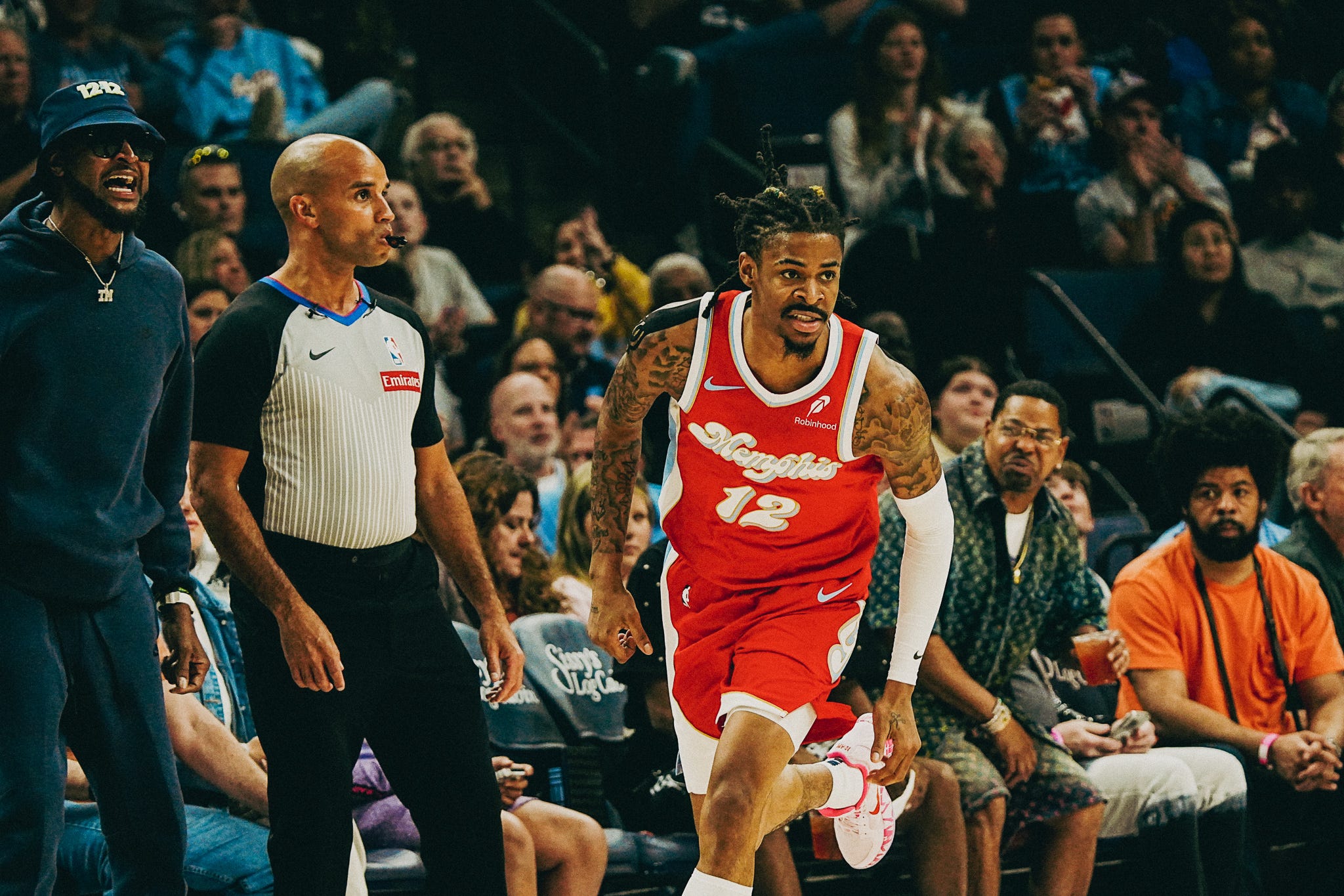 Ja Morant gun gesture during Memphis Grizzlies vs Warriors likely to be ...