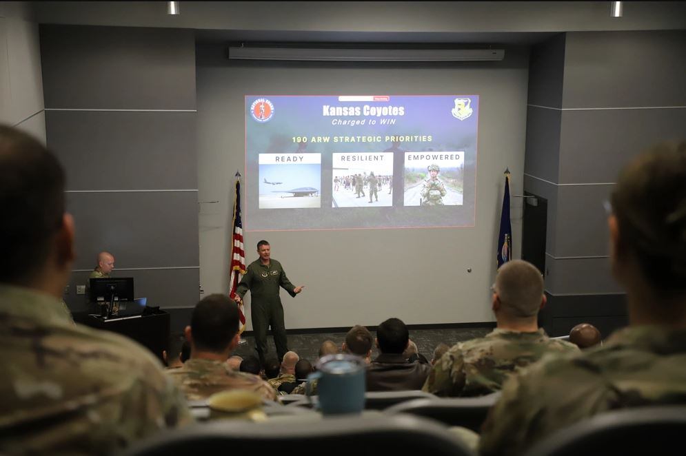 Kansas Air National Guard hosts team surveying 190th ARW for new operations
