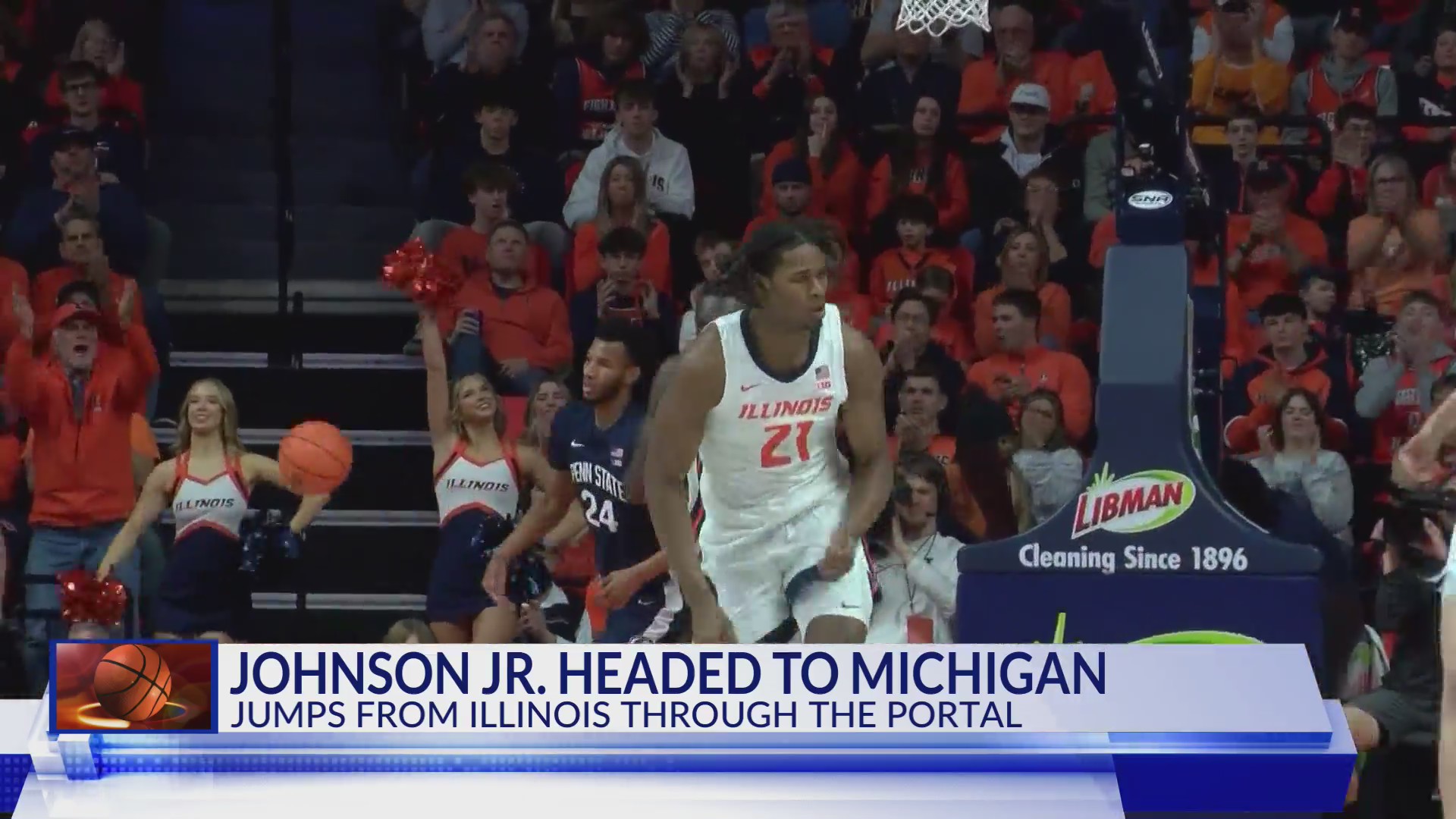 Former Illini Morez Johnson Jr. commits to Michigan