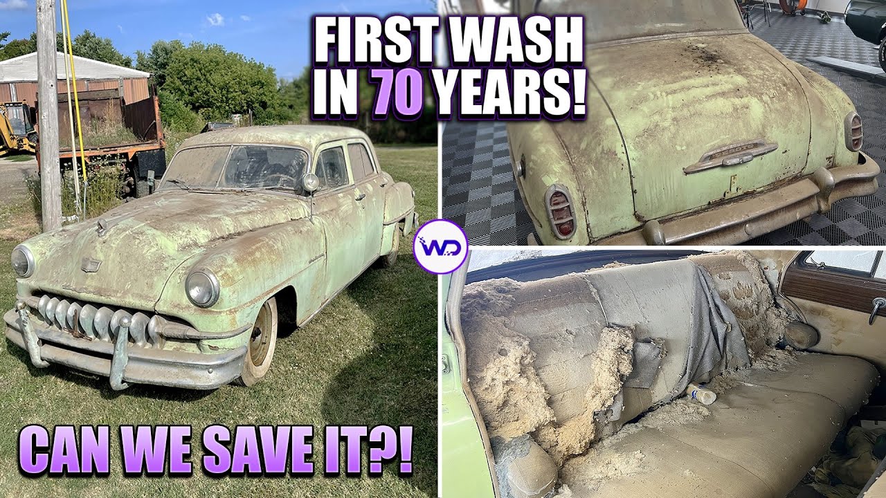70-Year Barn Find Desoto Restored With First Wash Ever