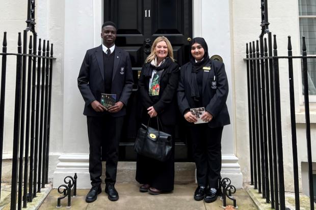 Pudsey pupils pay visit to Rachel Reeves at No 11 Downing Street