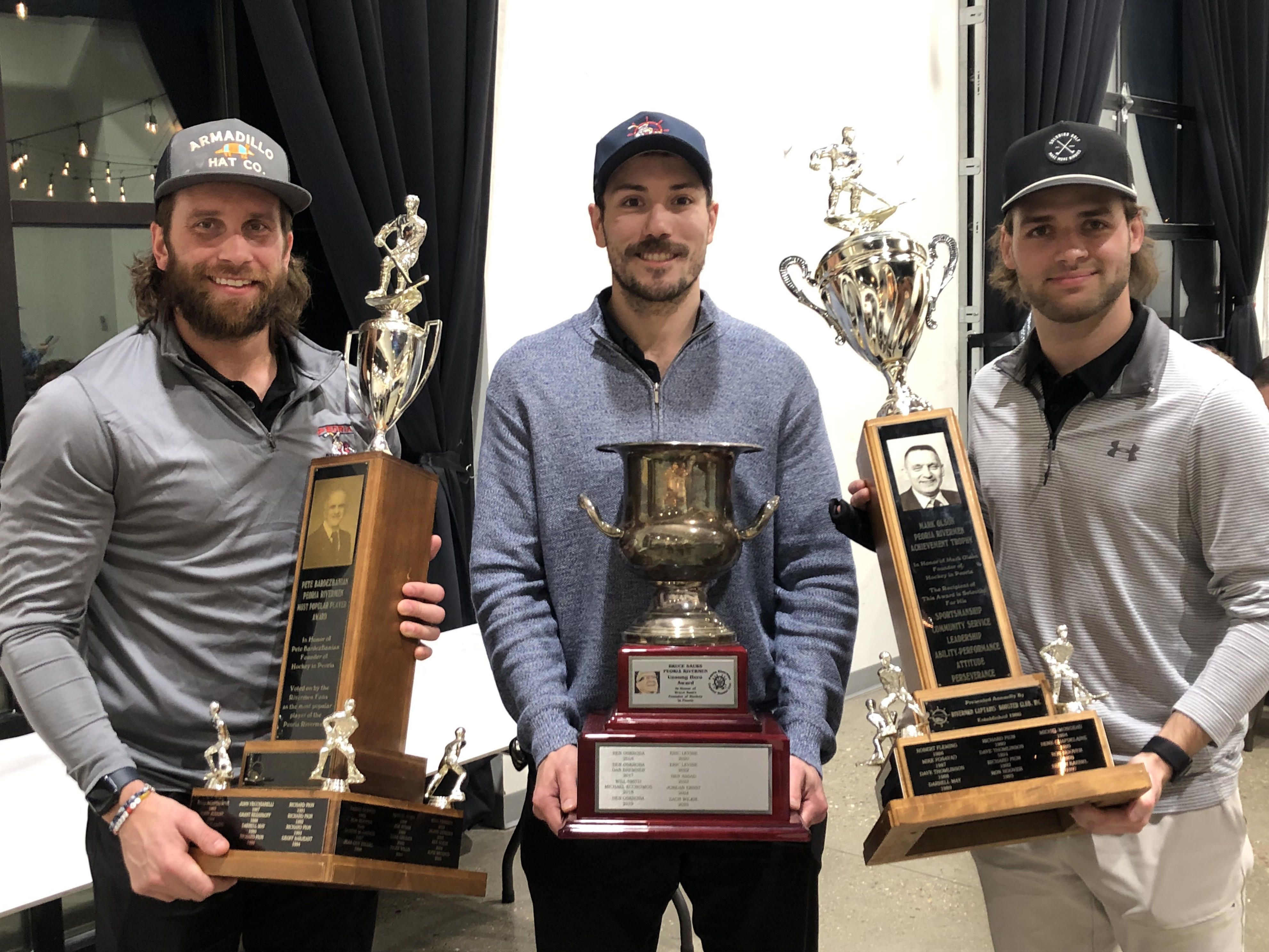 Peoria Rivermen honor players and fans at annual award banquet. See who won