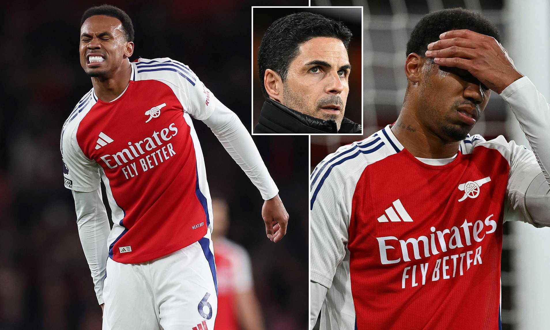 Gabriel's hamstring injury is a huge blow to Arsenal's Champions League ...