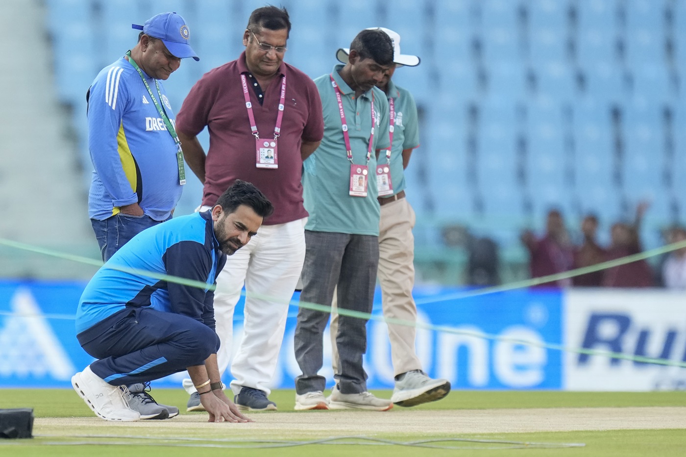 Zaheer: Looked like it was Punjab curator at our home game