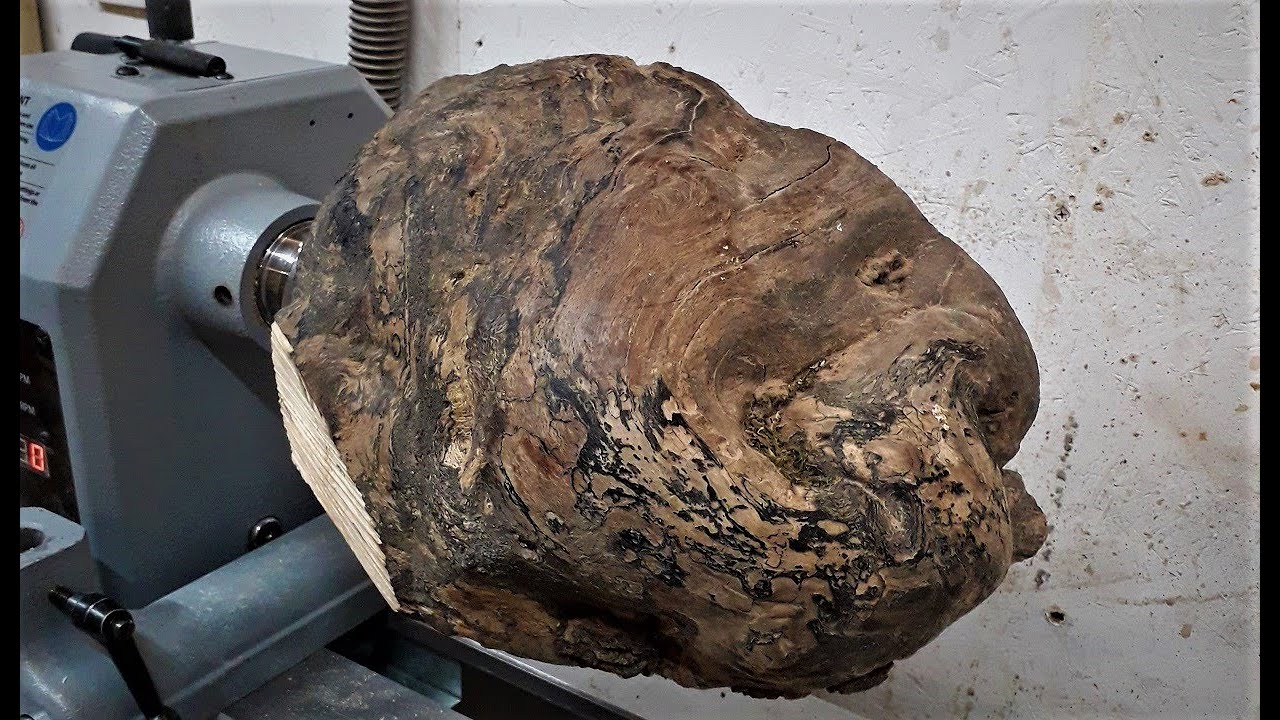 How one man made burl to vase