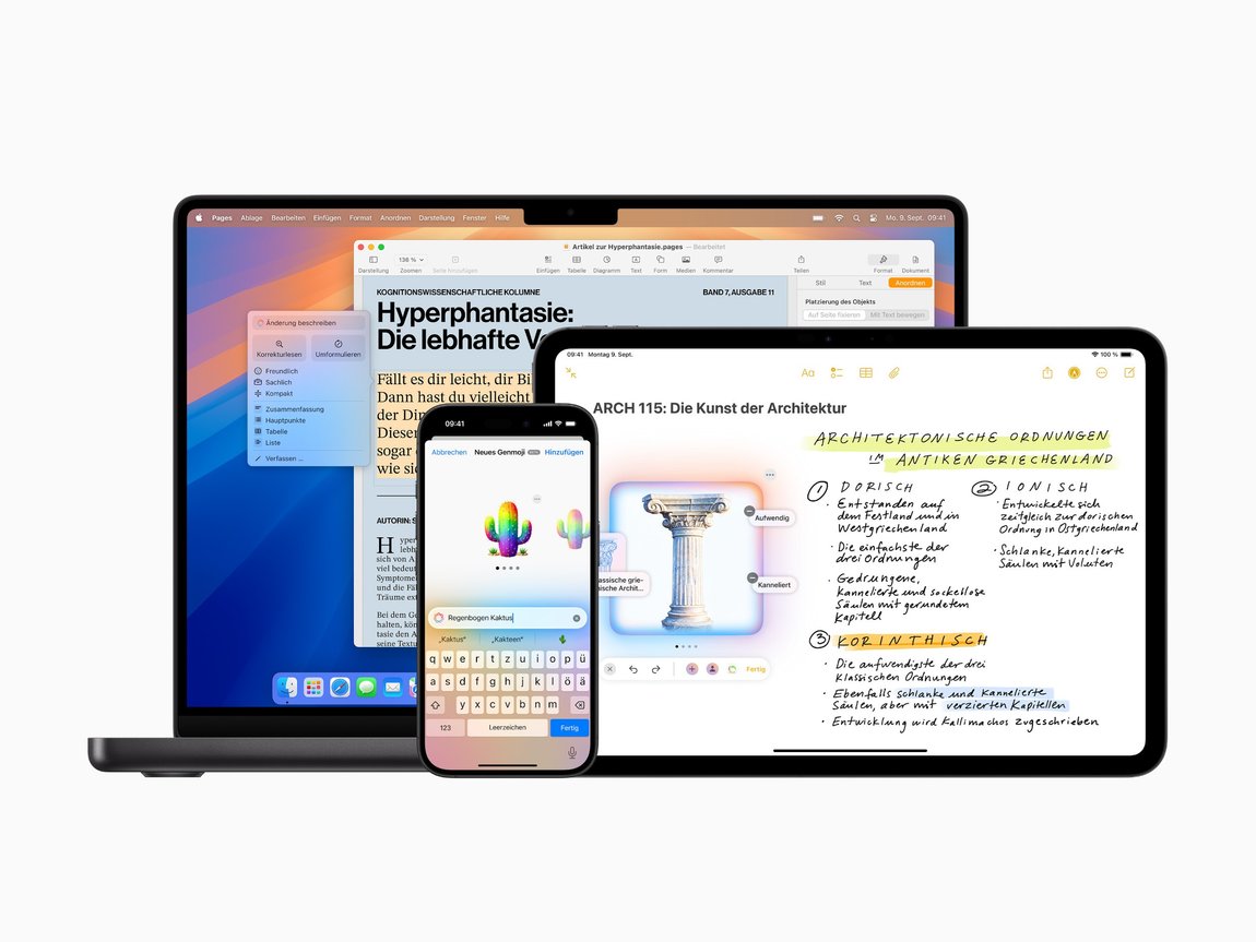 Apple Intelligence: Apple's AI Now Speaks German Too