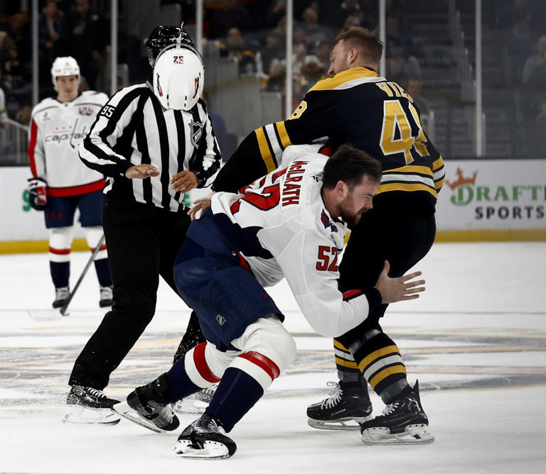 Heavyweight Fight Steals Alex Ovechkin's Spotlight in Capitals-Bruins Clash