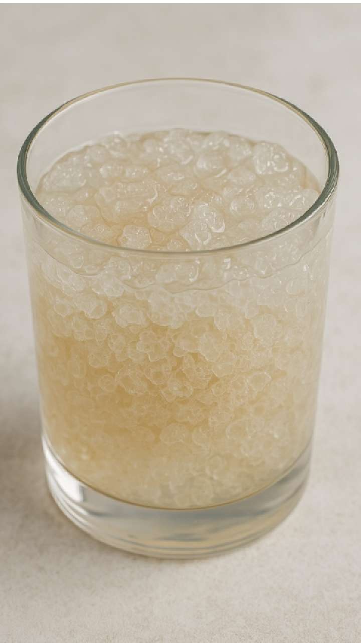 Sugar Free Gond Katira And Muskmelon Homemade Drink For Summer