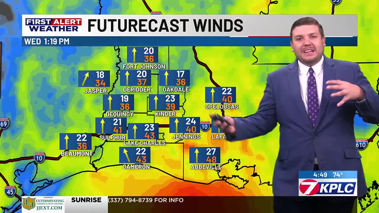 First Alert Forecast: Windy and humid afternoon ahead of weekend rain ...