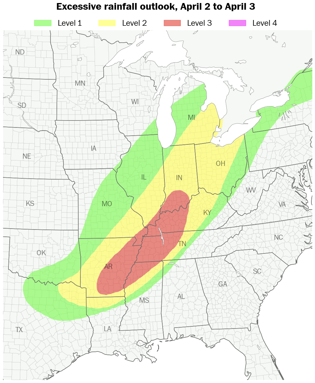 Potentially catastrophic flooding, tornado outbreak set to begin in ...