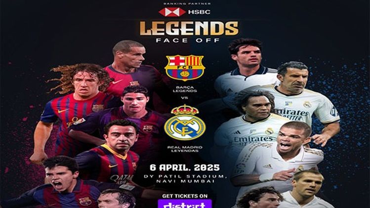 Barcelona and Real Madrid legends set for high-stakes showdown in Mumbai