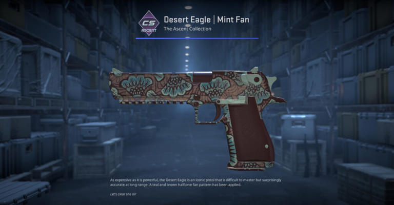 All Ascent collection weapon skins in CS2