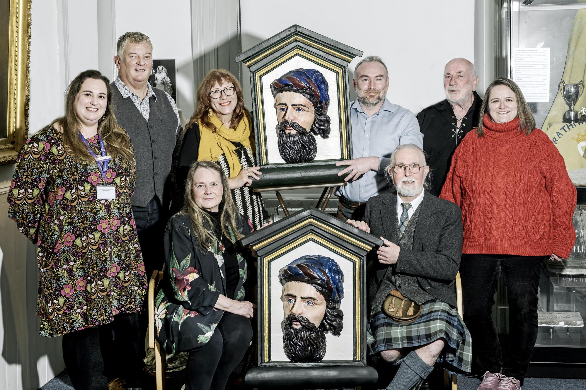 Inn sign linked to Robert Burns put on public display in Montrose Museum