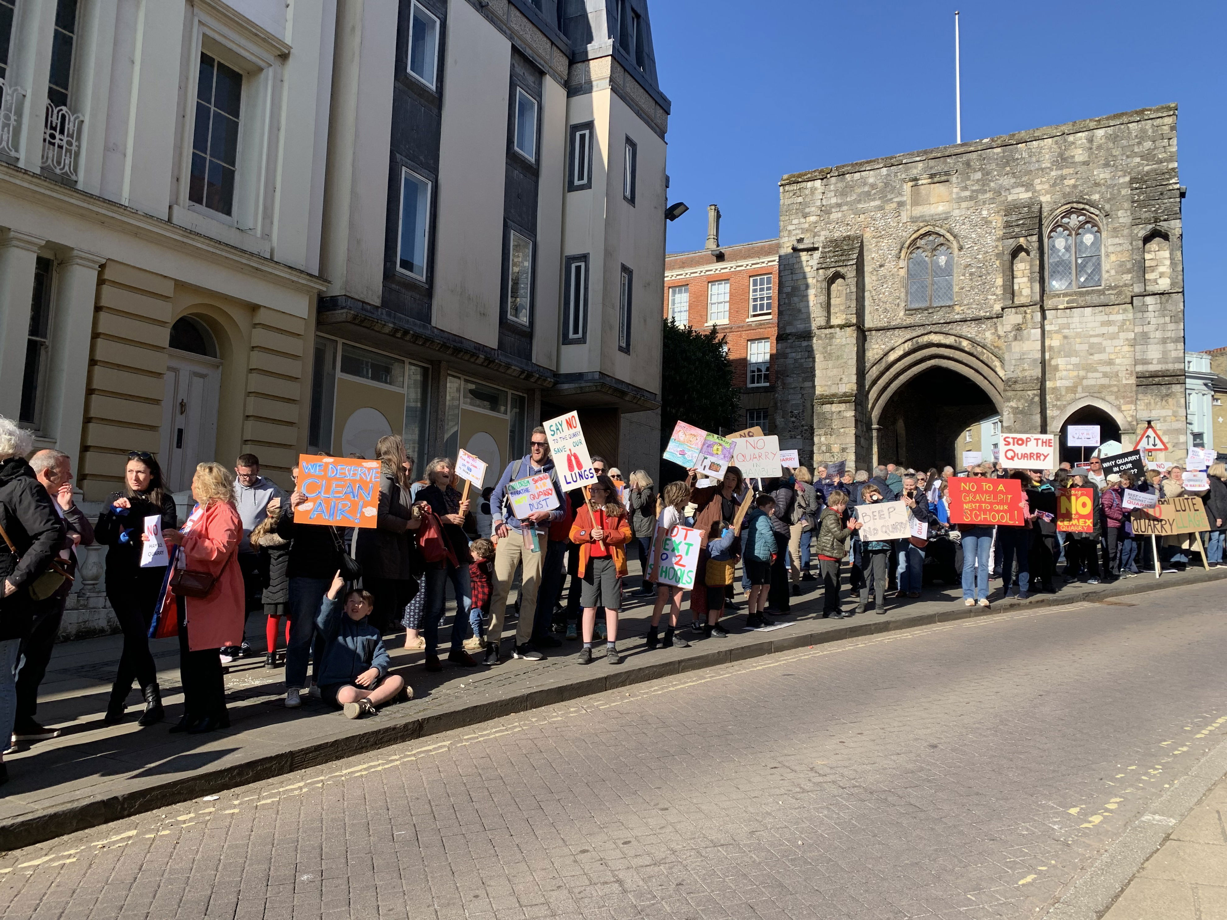 Hamble Quarry at airfield will 'literally destroy' village but locals ...
