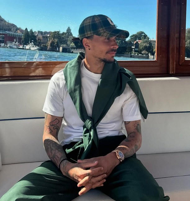 Dele Alli and his model girlfriend enjoy romantic date at Lake Como as ...