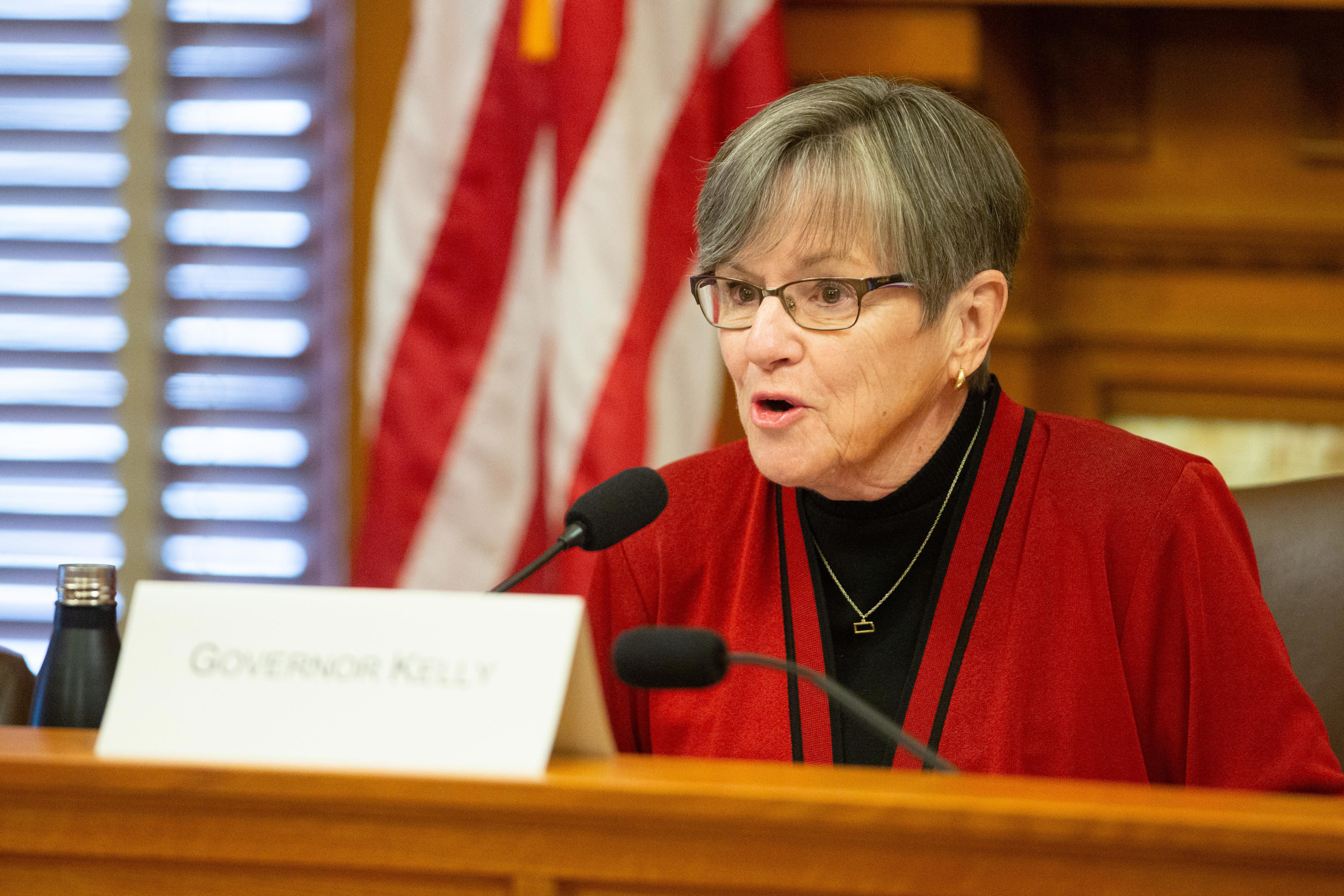 Kansas lawmakers 'put lipstick on a pig,' governor says of new welfare law