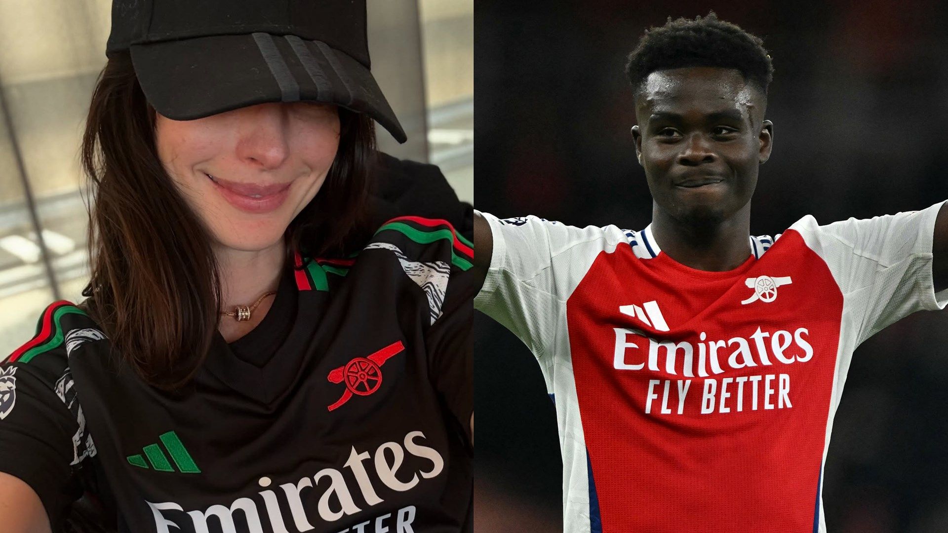 Anne Hathaway sends special message to Bukayo Saka as Hollywood star ...