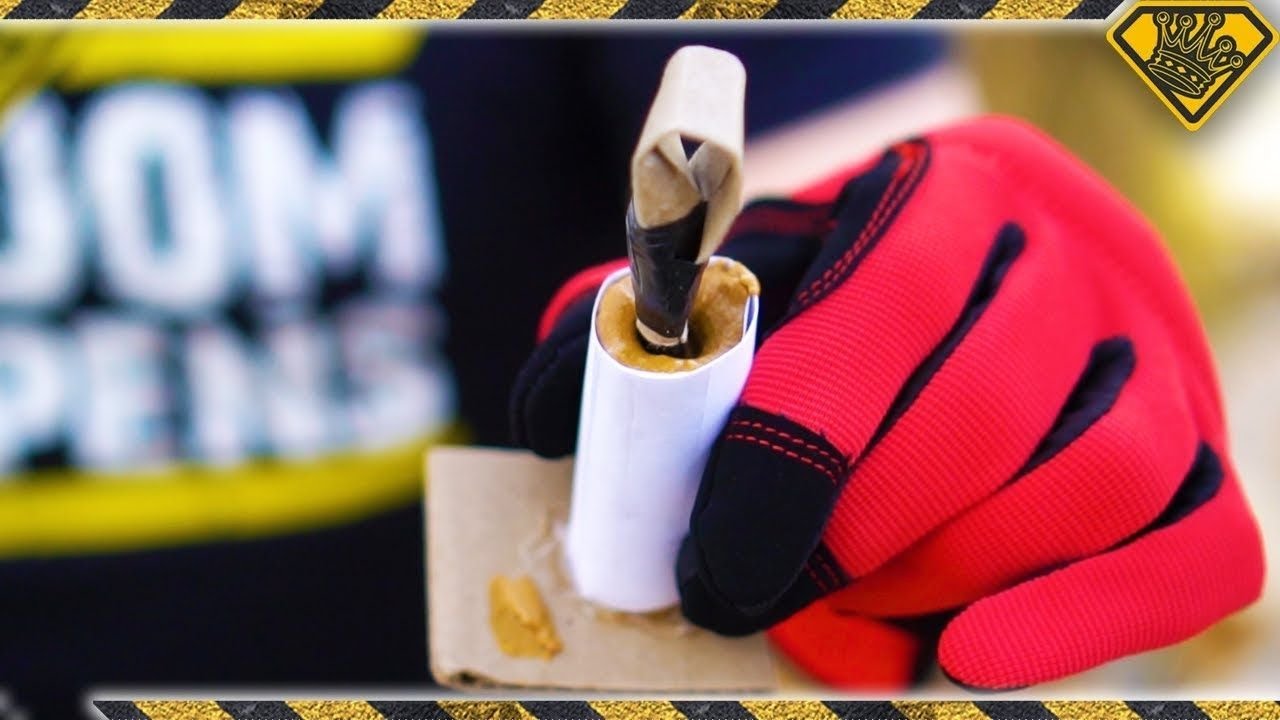 Testing homemade fireworks with pull-start fuses