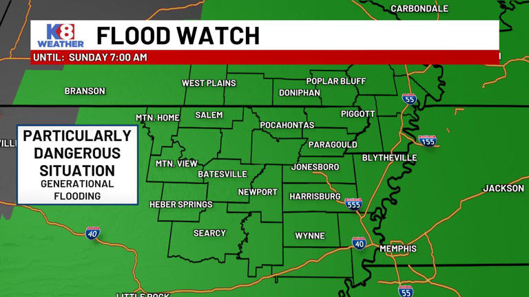 First Alert Weather: Widespread flooding continues across Region 8