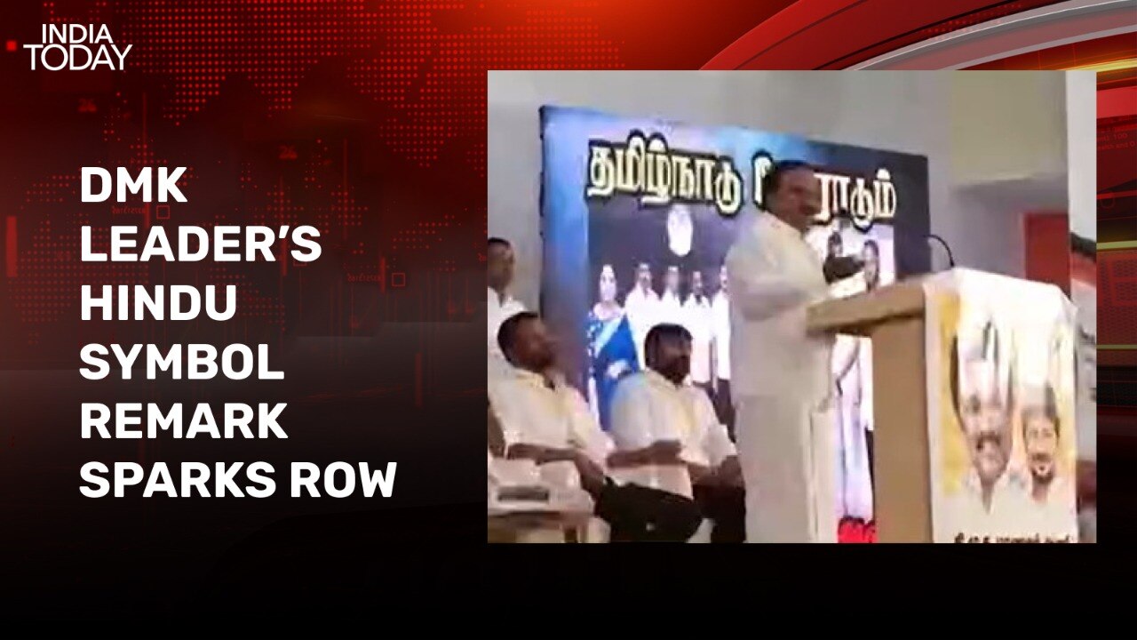 DMK leader A Raja urges cadre to drop Hindu symbols with party attire