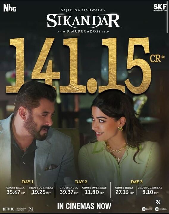 Sikandar worldwide box office collection day 3: Salman Khan film ...