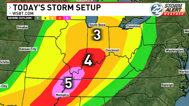 Severe storms possible again late Wednesday