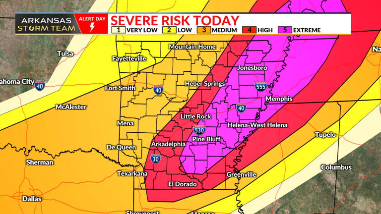 Arkansas Storm Team Blog: Multiple rounds of severe storms & heavy rain this week