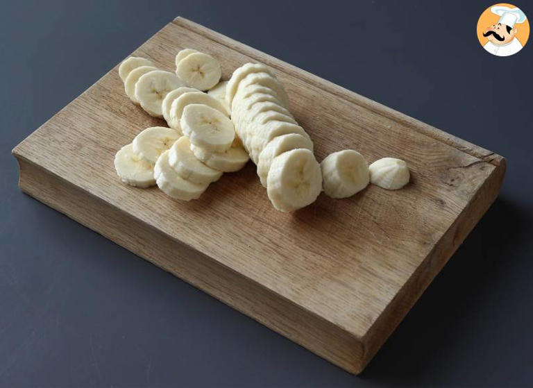 Mini repen met banaan, pindakaas en chocolade, ultra lekker zonder ...
