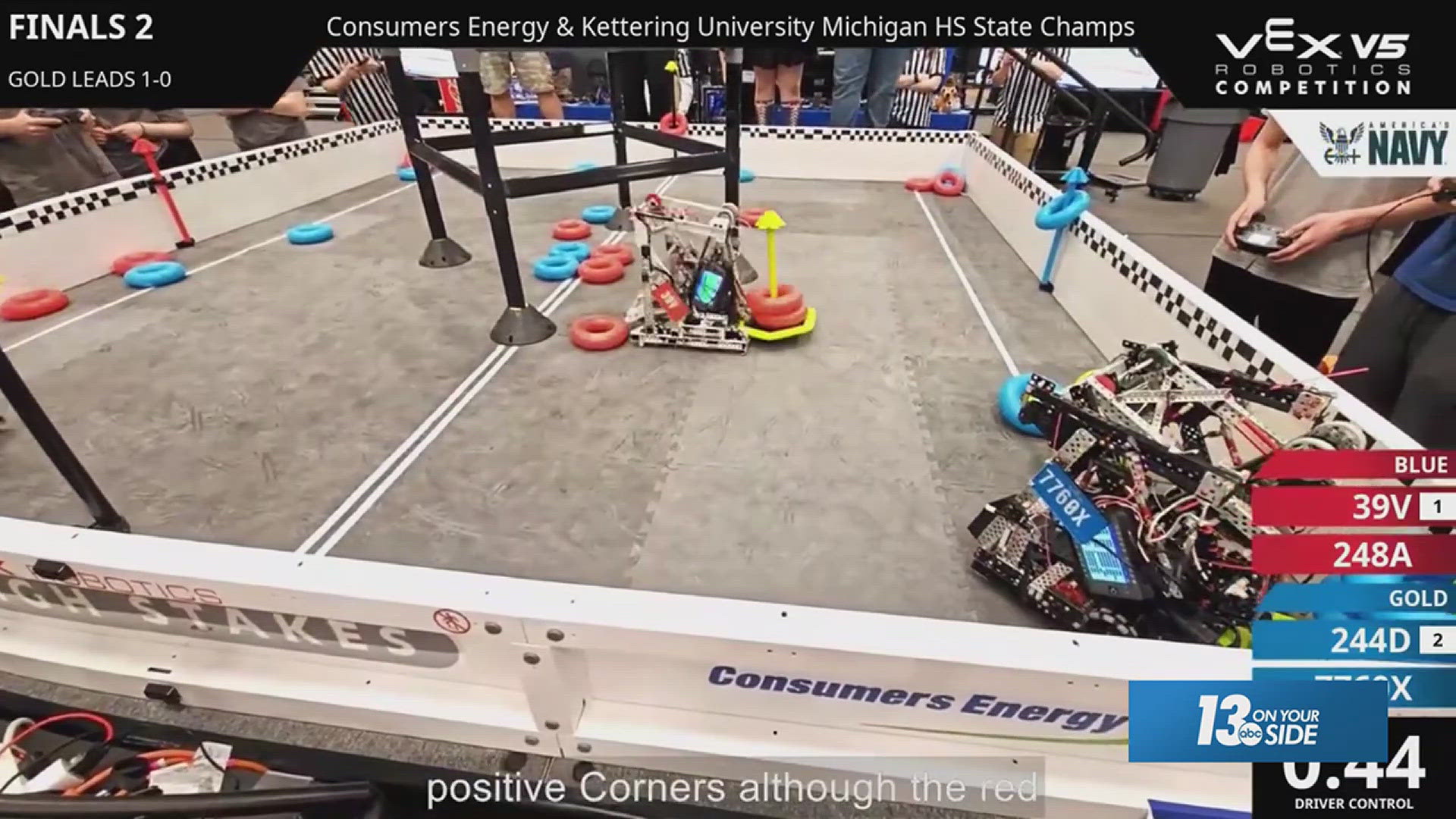 Grandville's award-winning robotics team shows off their skills