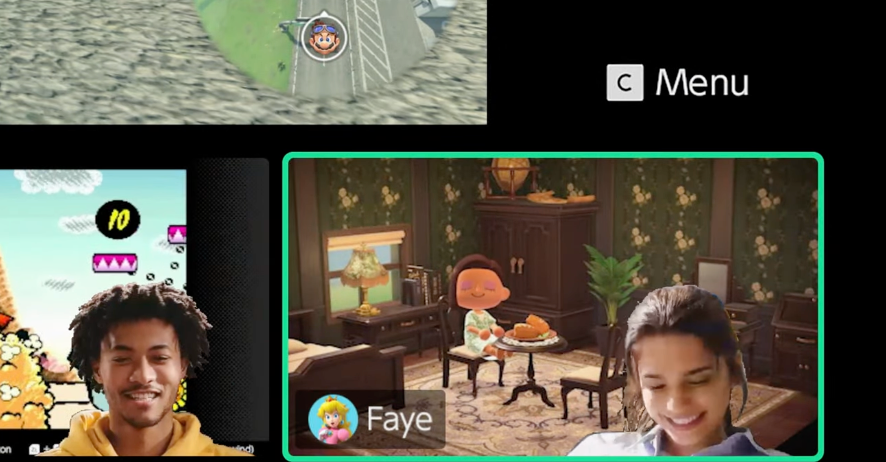 The Nintendo Switch 2 has a camera accessory for video chats