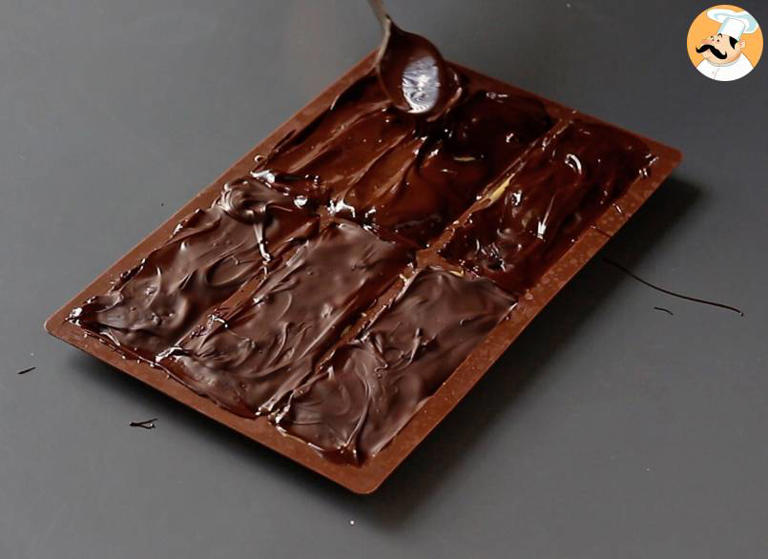 Mini repen met banaan, pindakaas en chocolade, ultra lekker zonder ...