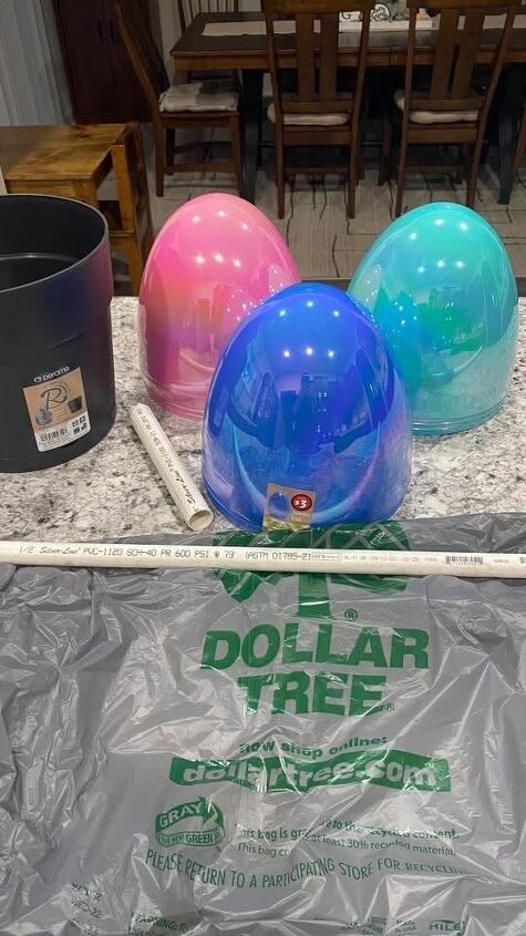 Dollar Tree Easter Egg Topiary DIY