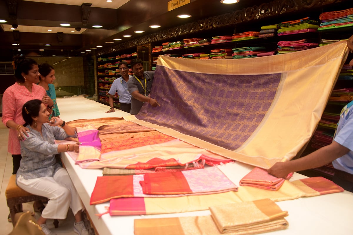 Tales of threads: 'There are now more silk saris than at any time ever ...
