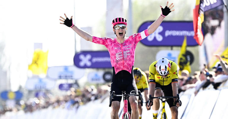 À travers la Flandre: Van Aert s’incline au sprint