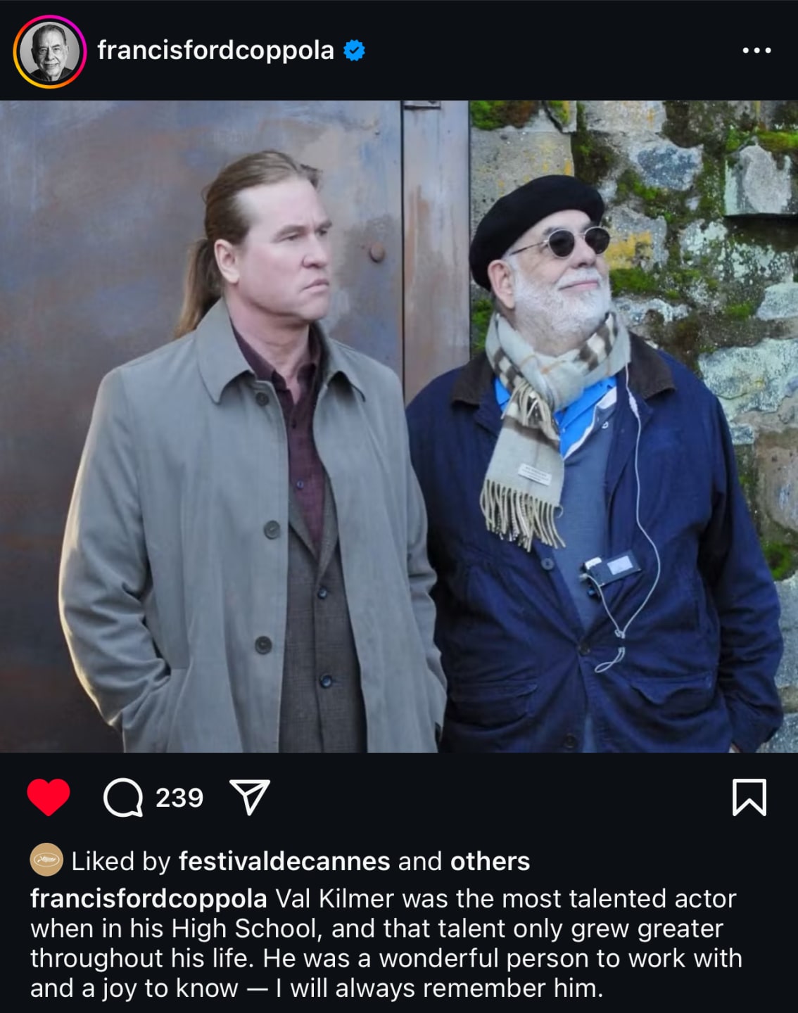 'Heat' and 'Top Gun' Actor Val Kilmer Dead: Michael Mann, Francis Ford ...