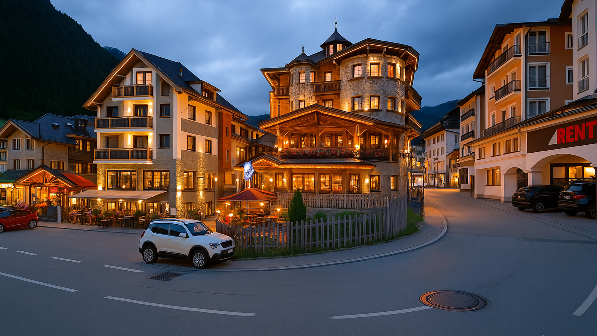 Ischgl Áustria – Caminhada Noturna por Um dos Resorts de Esqui Mais ...