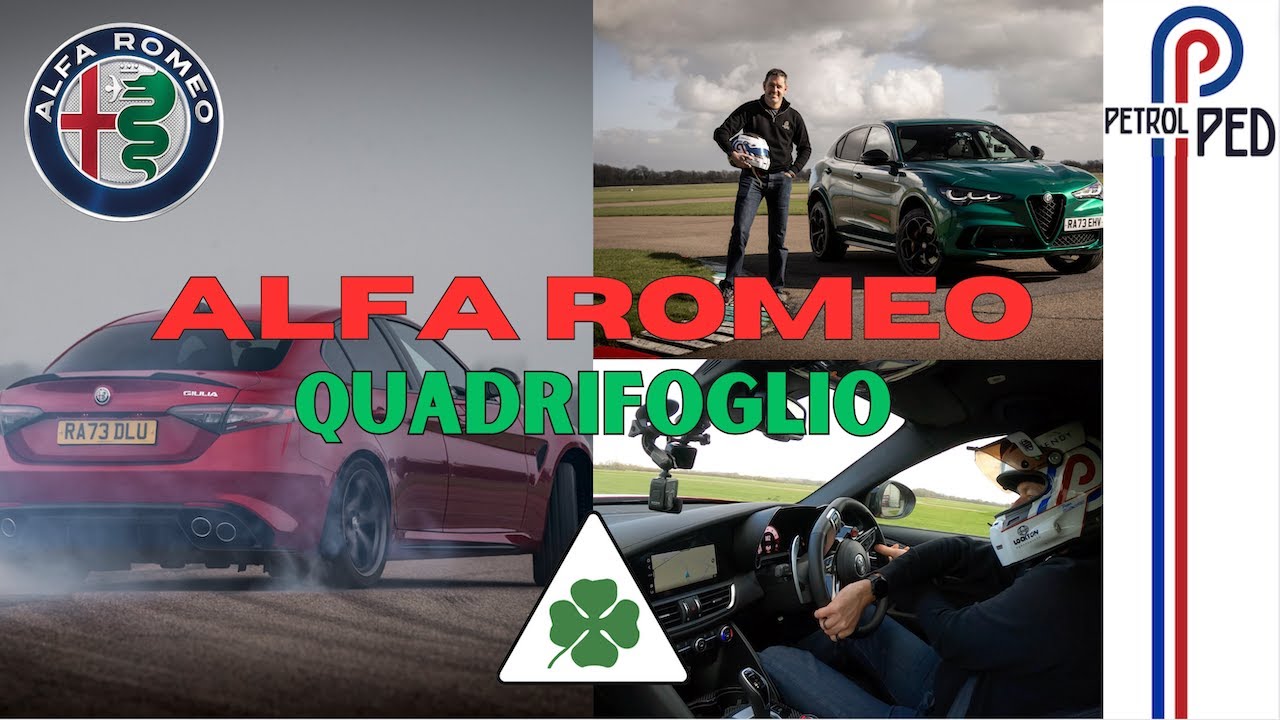 🚗 NEW Alfa Romeo Quadrifoglio – Giulia vs Stelvio | Road & Track Battle! 🔥🏁