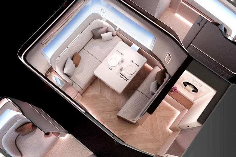 Airbus unveils ultra luxury first class cabins for its flagship plane