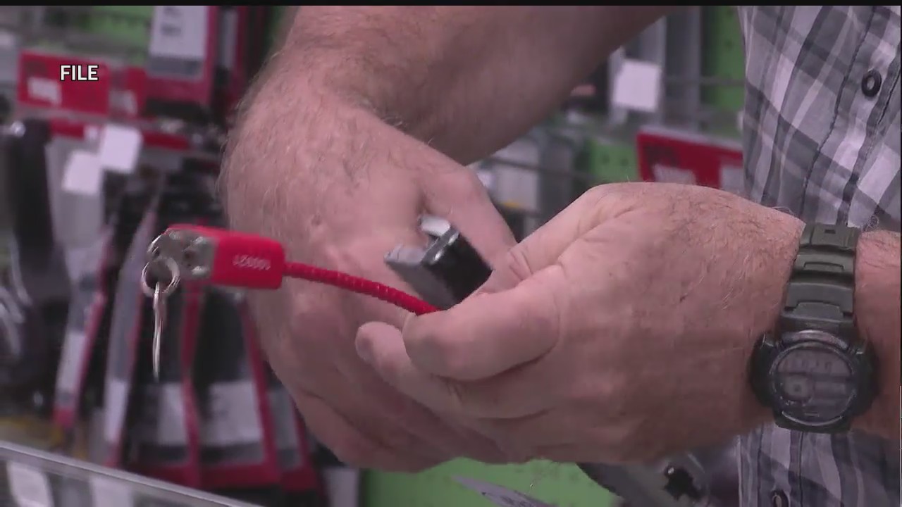 Gun locks given away as part of veteran safety program