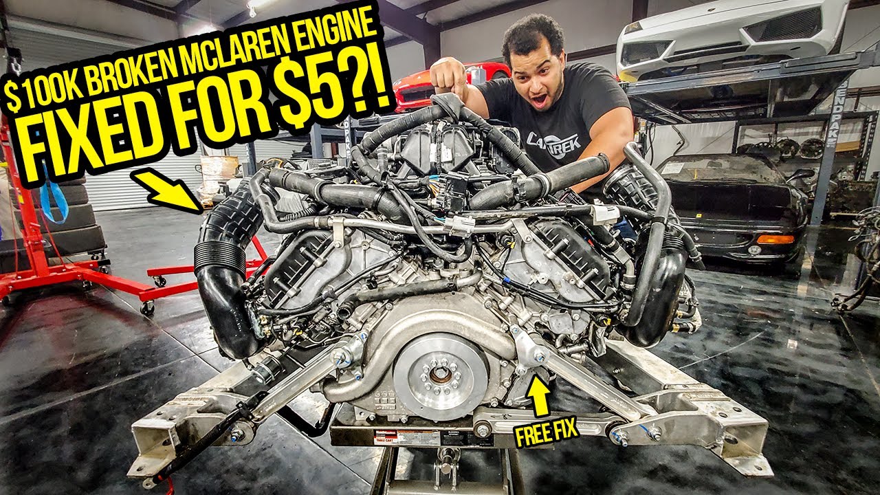 $100,000 Engine Quote?! I Fixed My McLaren for Five Bucks