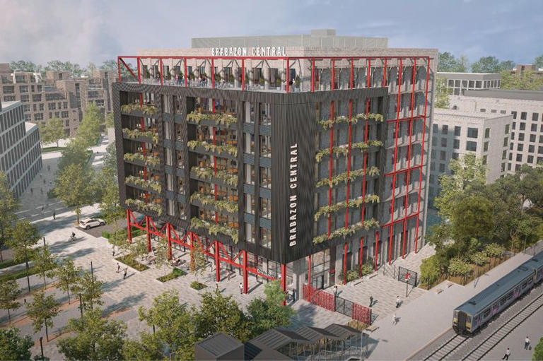 Plans submitted for eight-storey office building at huge Brabazon ...