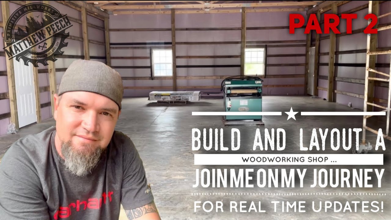 Build a woodworking shop. Join me on my journey! Part 2
