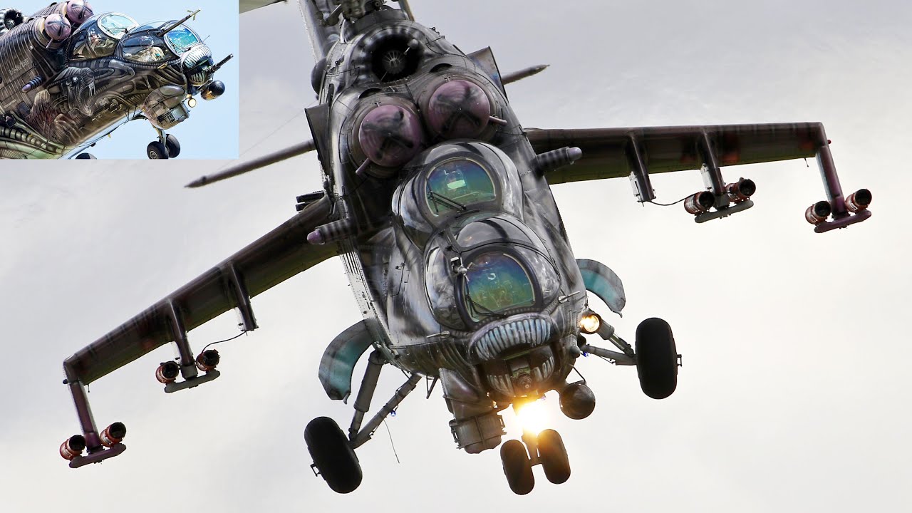 Czech Air Force Mi-35 Hind Attack Helicopter - The Alien Tiger